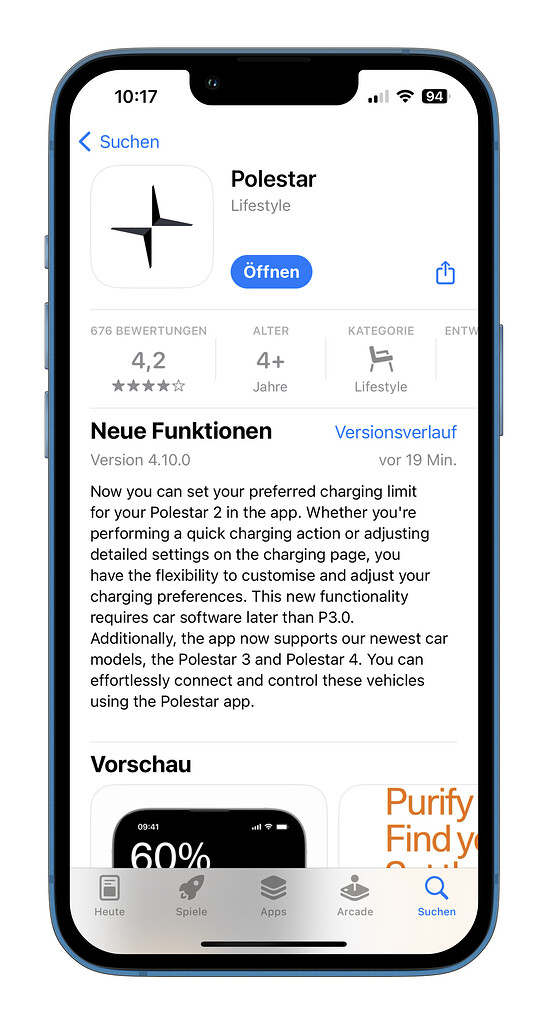 App Version 4.10.0 (Android/iOS) - Polestar-App - Polestar Club
