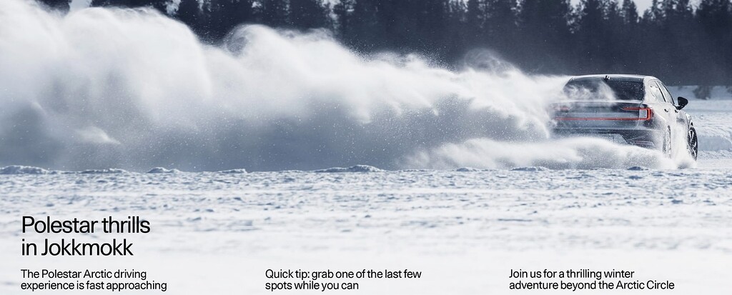 Arctic Driving - Fahrerlebnis - Polestar Club